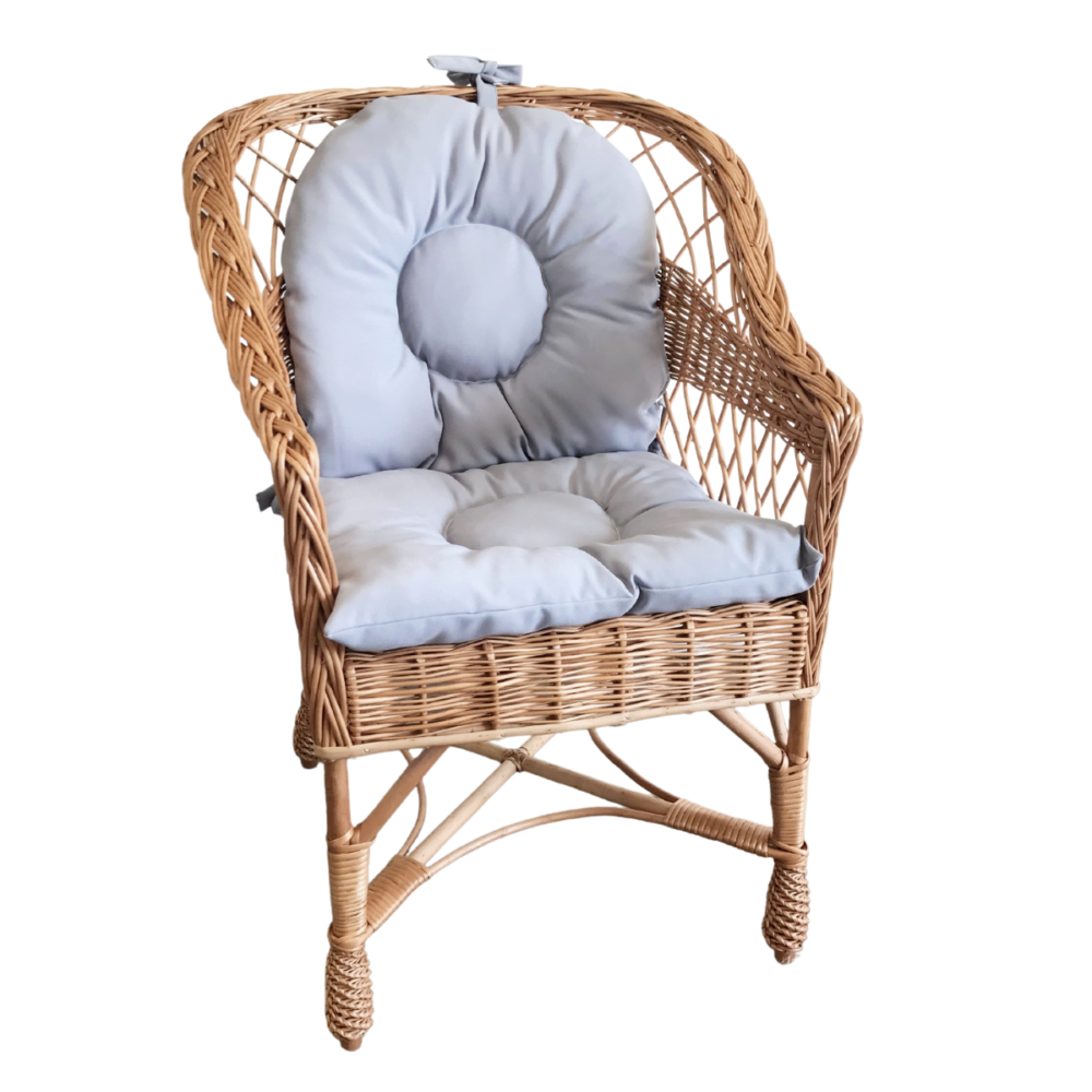 Fotele Wiklinowe na Taras i Balkon - Krzesła i Taborety z Wikliny